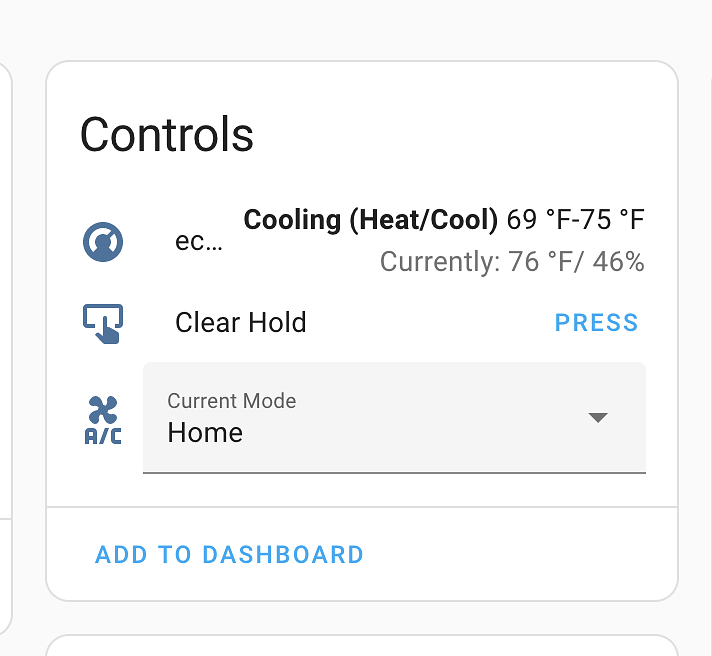 Update Ecobee Homekit Integration to support new Thermostat Card ...