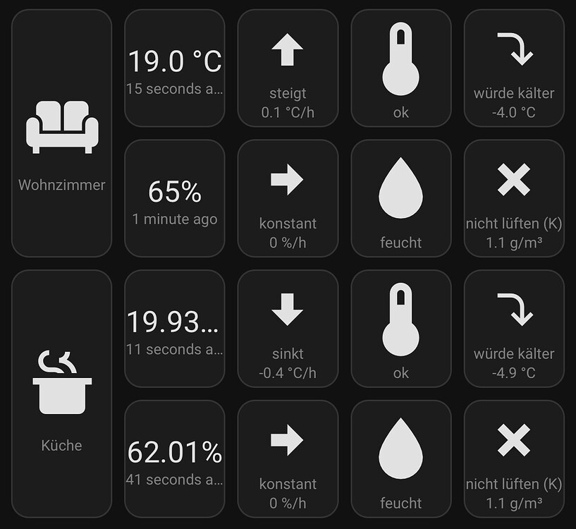 Custom Button Card with rounded temp values - Configuration - Home ...