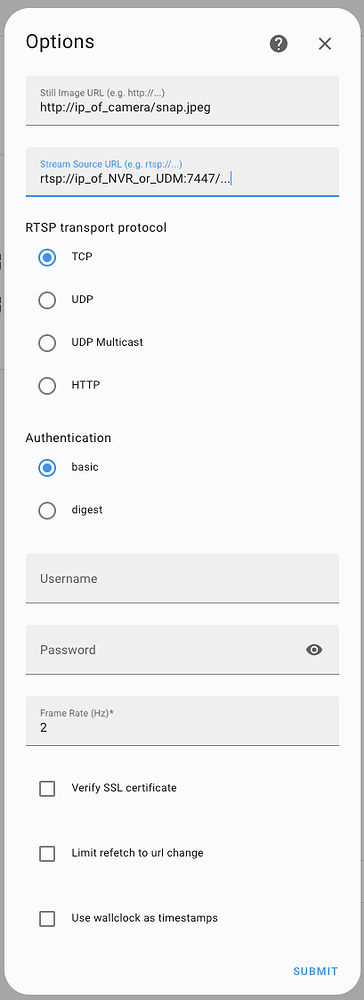 Unifi Protect (failed to connect) - Third party integrations - Home ...