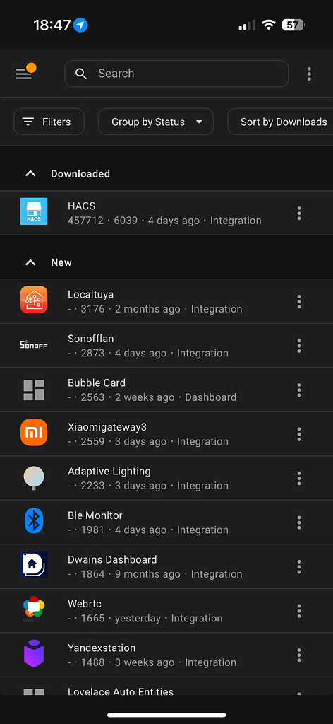 No Updates For Hacs Integrations As If All Uninstalled Third Party Integrations Home