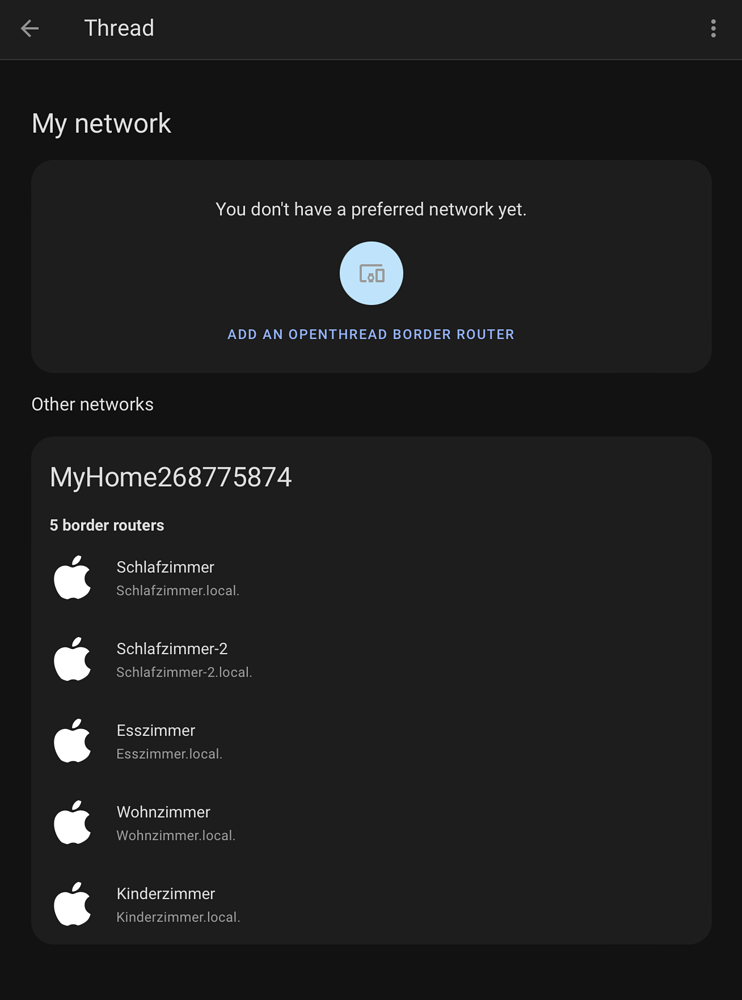 Find Rest API URL of Apple thread border routers (Apple TV, Homepods) - Configuration - Home ...