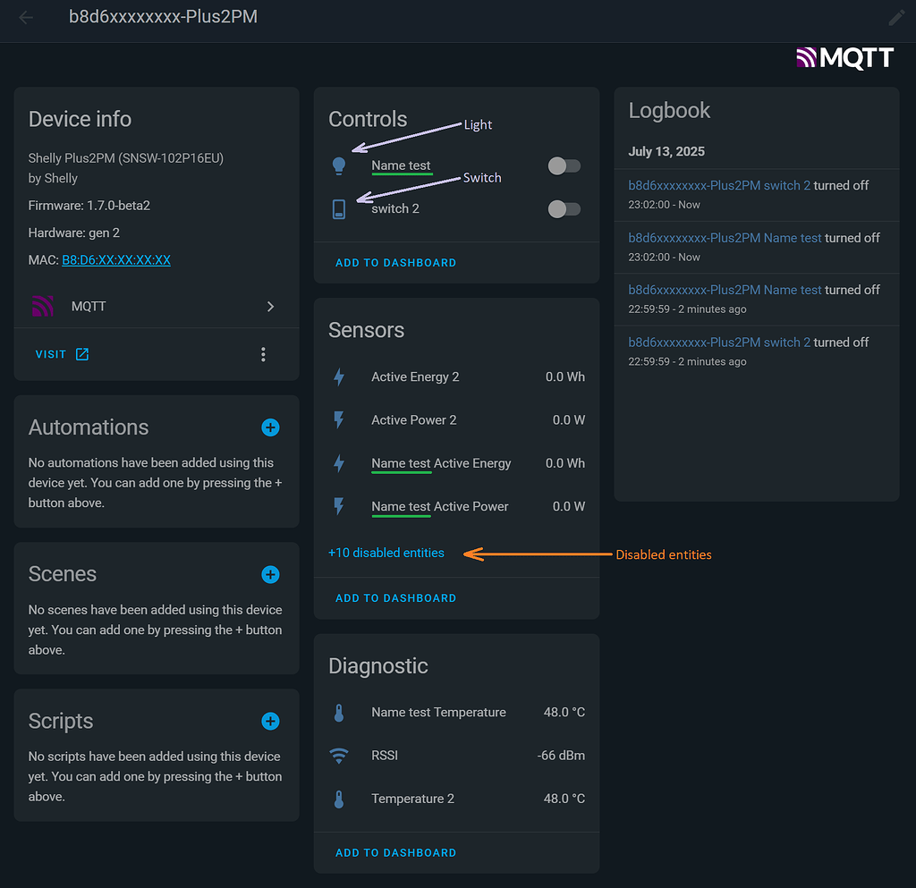 Shelly Script - MQTT Discovery - Share your Projects! - Home Assistant Community