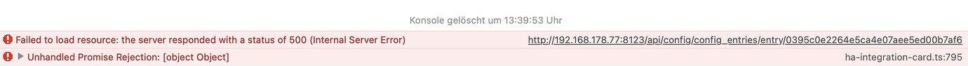 Delete of Integration not possible - Third party integrations - Home Assistant Community