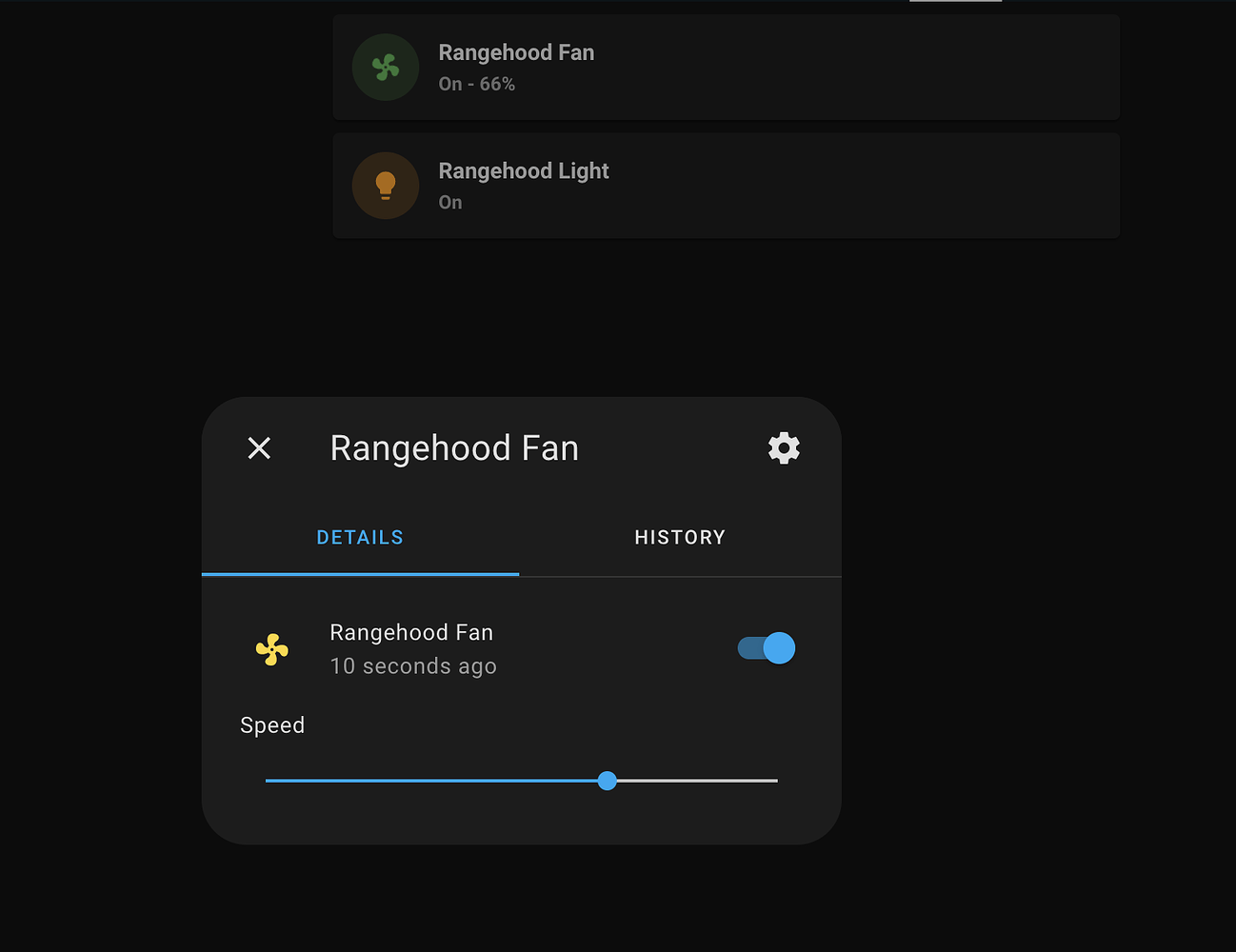 I automated the rangehood above my stove (kitchen extractor fan and ...