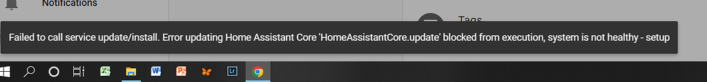 Ha Core Update 2022 11 4 Installation Failed Installation Home