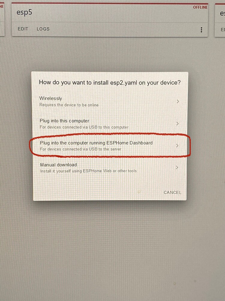 Failed To Connect To Esp32 No Serial Data Received Esphome Home Assistant Community