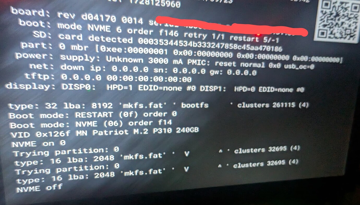 Reboot Error - NVME not detected - Installation - Home Assistant Community