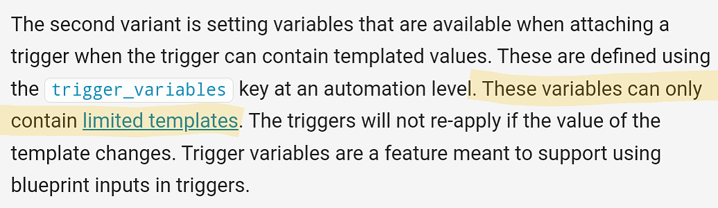 Trigger Variables Used In State Trigger Blueprints Home Assistant Community
