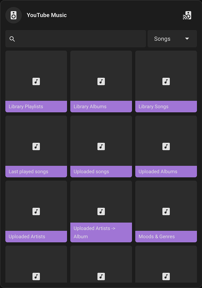 YouTube Music card - Share your Projects! - Home Assistant Community