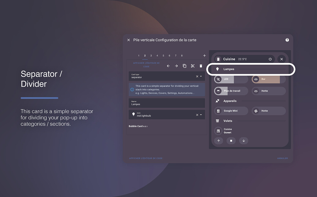 ⚪ Bubble Card - A minimalist card collection for Home Assistant with a ...
