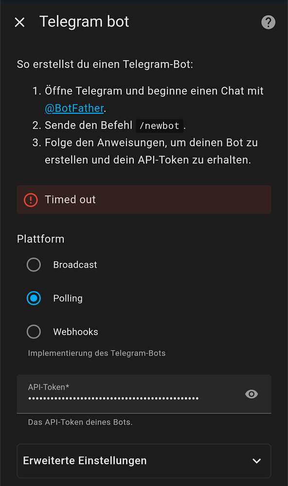 Telegram bot stopped working - Configuration - Home Assistant Community