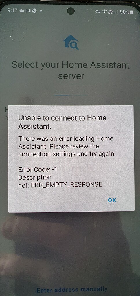 Mobile app can't connect - Installation - Home Assistant Community