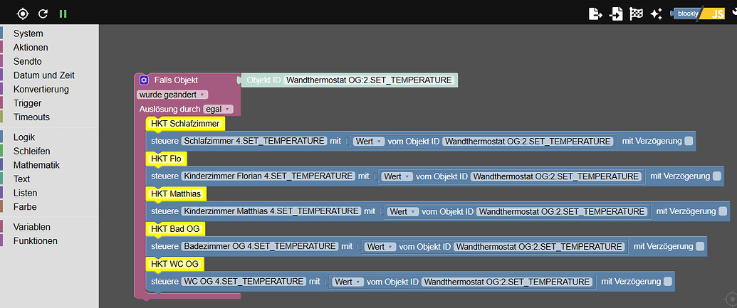 Change scripts from IoBroker to Homeassistant - Configuration - Home ...