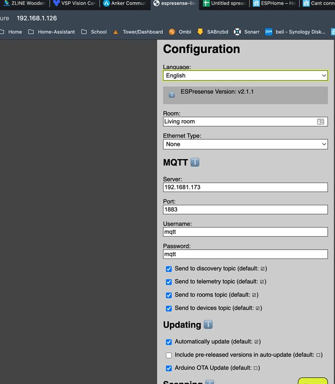 Cant connect through home-assistant (esp32 - espresence) - ESPHome ...