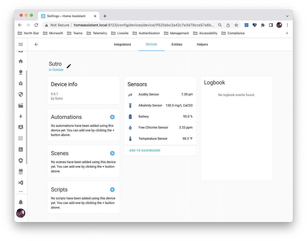 Sutro integration - Custom Integrations - Home Assistant Community