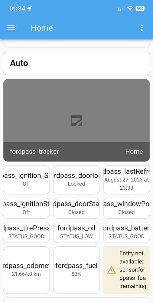 FordPass Integration - Custom Integrations - Home Assistant Community
