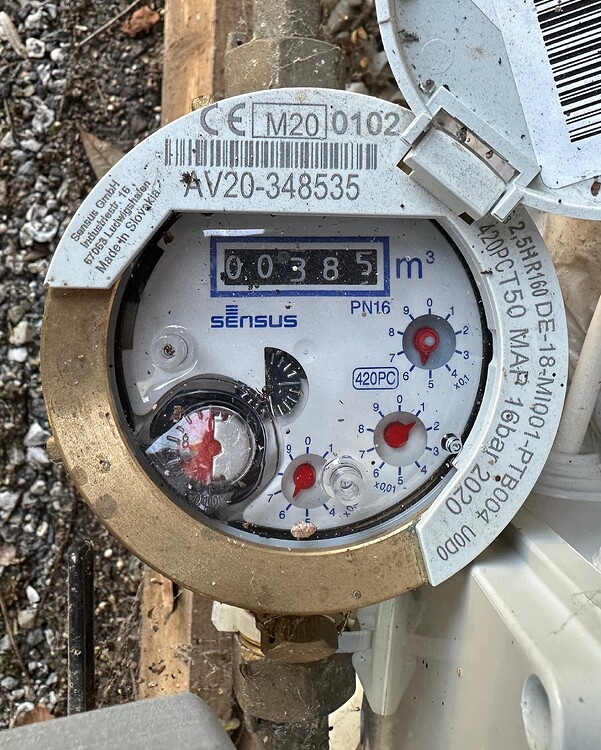 Home Assistant water usage sensor ESPHome - Energy - Home Assistant ...