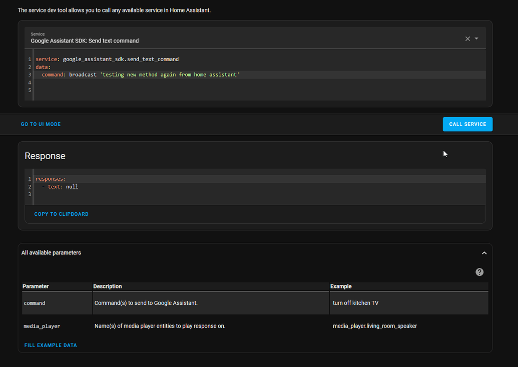 Google Assistant SDK broadcast issues - Voice Assistant - Home Assistant Community