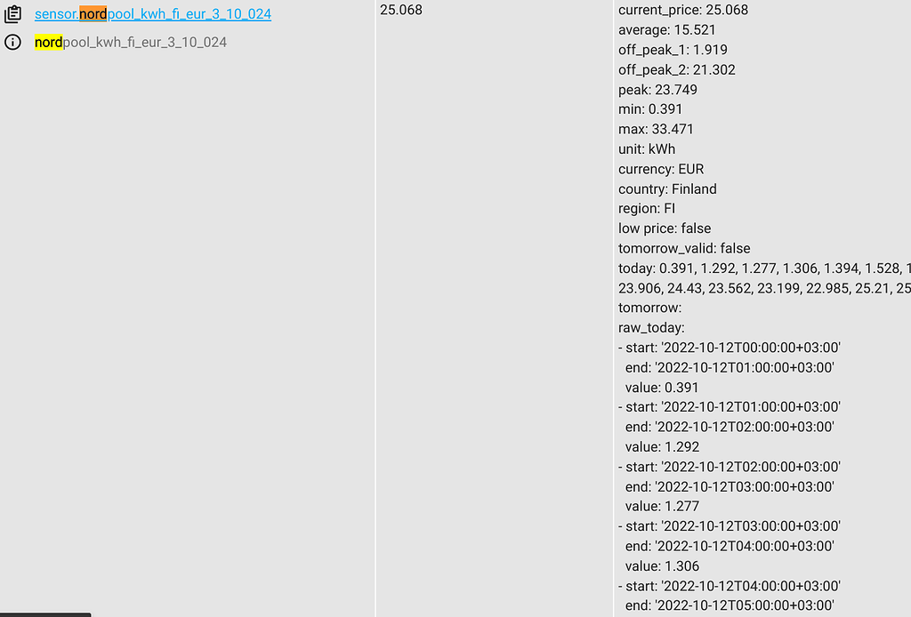 Sensibo Sky automation based on Nordpool energy prices - Configuration ...