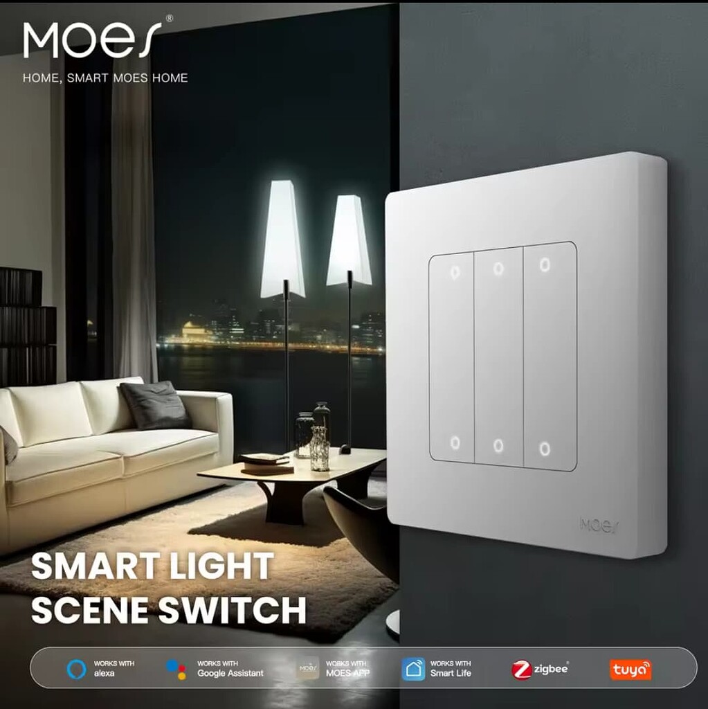 Moes Smart light Switch, used for scenes using HA - Configuration ...