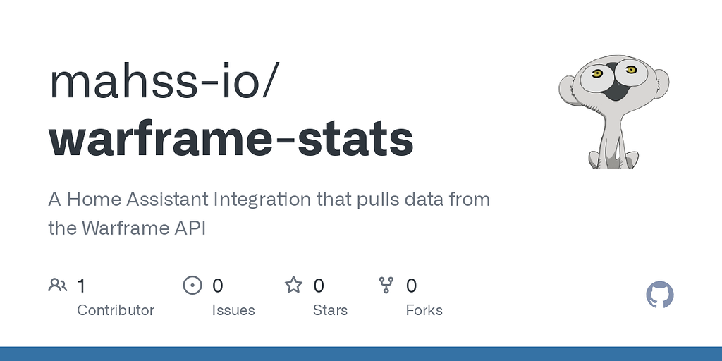 [Custom Componet] Warframe Stats - Pulls in game stats for the game ...