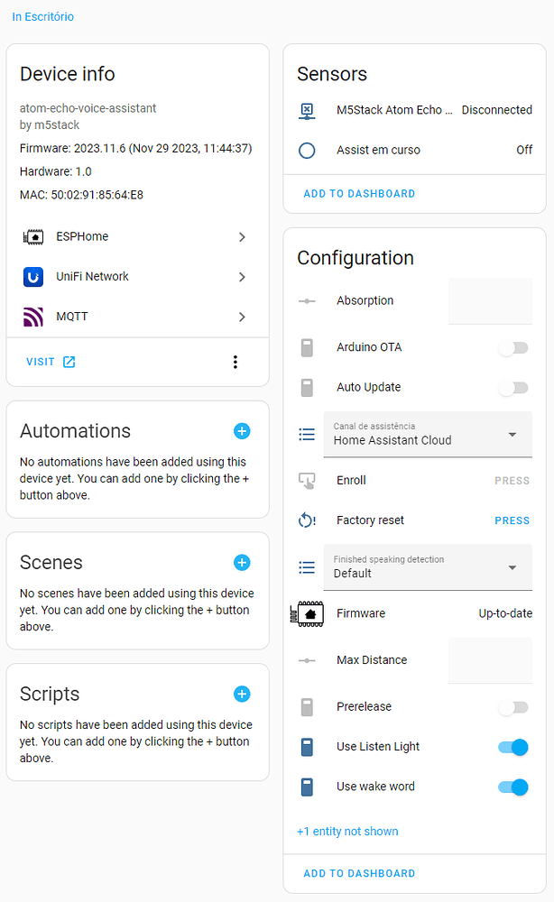 Atom Echo don't work - Voice Assistant - Home Assistant Community