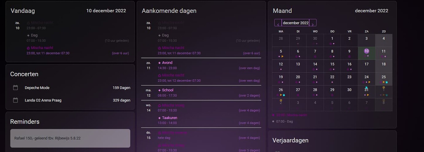 How to merge several Google calendars for a given day? - Configuration ...