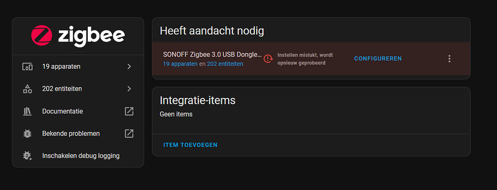 Sonoff zigbee dongle problems - Zigbee - Home Assistant Community