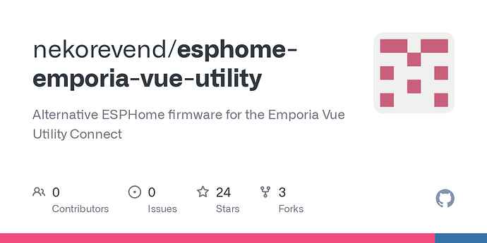 Emporia Vue Utility Connect - Page 12 - ESPHome - Home Assistant Community