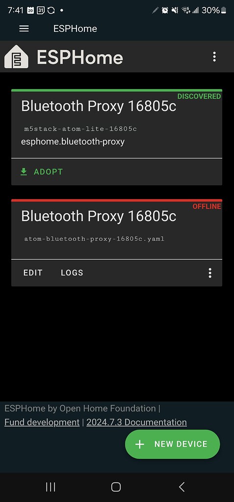 Esphome Device Detected As New Device Esphome Home Assistant Community