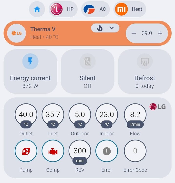 LG Therma V heat pump modbus control - Configuration - Home Assistant Community
