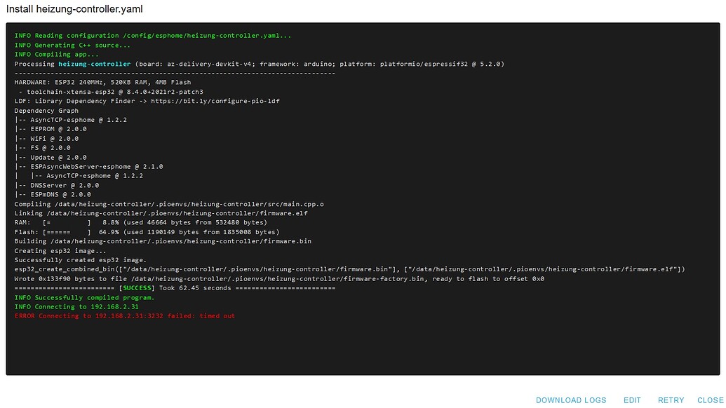 HERMES ELECTRONIC WR3223 ventilation controller ESP32 - ESPHome - Home Assistant Community