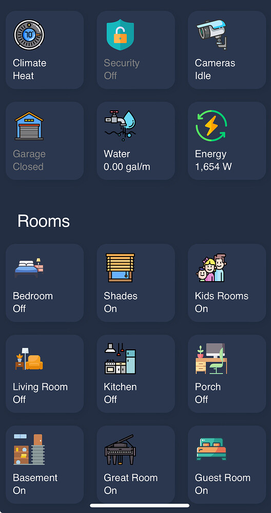 Custom Lovelace Card - Homekit style card - Dashboards & Frontend ...