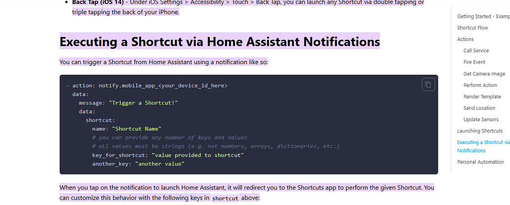 iOS shortcut triggers - Configuration - Home Assistant Community