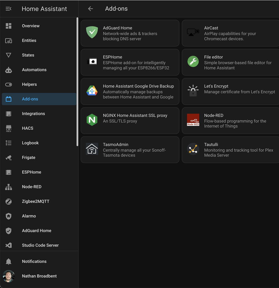 I Added Frequently Used Settings Pages To My Sidebar Entities Automations Integrations Etc 
