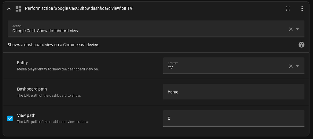 Google Cast - Auto cast Dashboard when TV turns on - Configuration ...