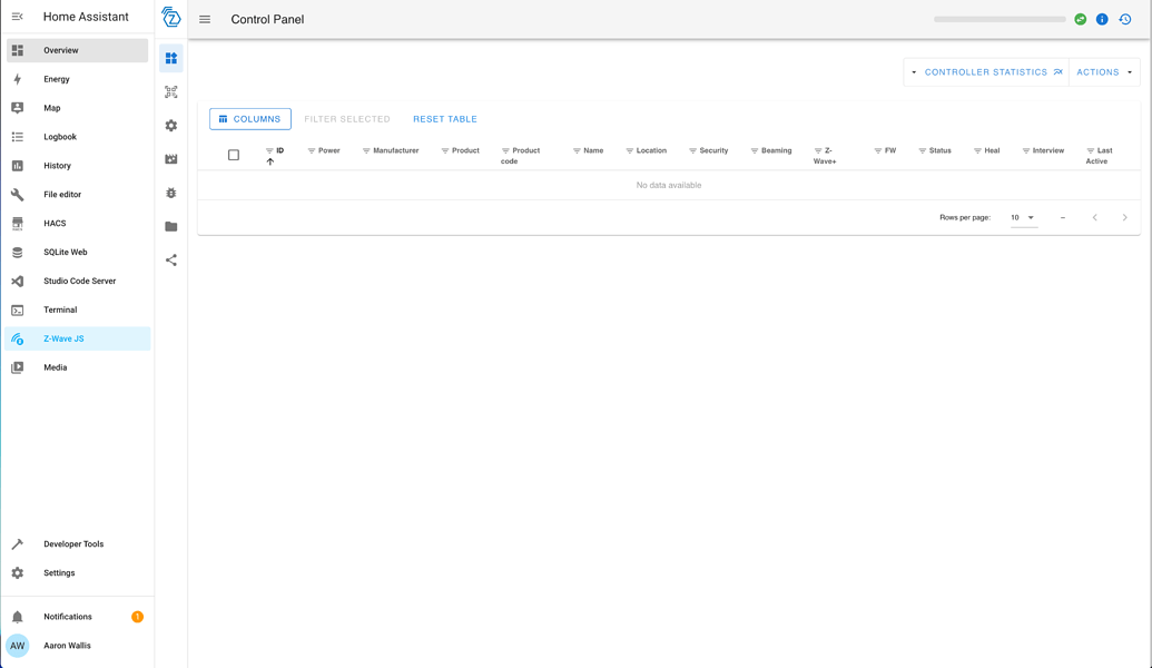 Zwave Config Disapeared Configuration Home Assistant Community