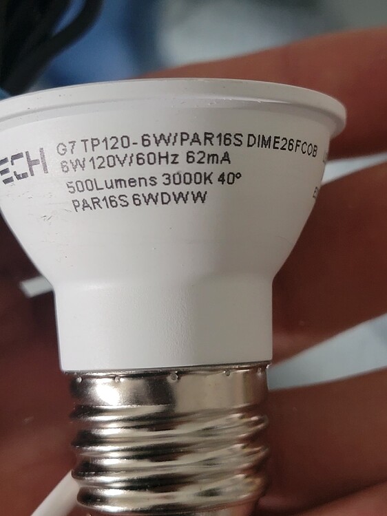 Par16 bulb 3UT1 base? - Hardware - Home Assistant Community