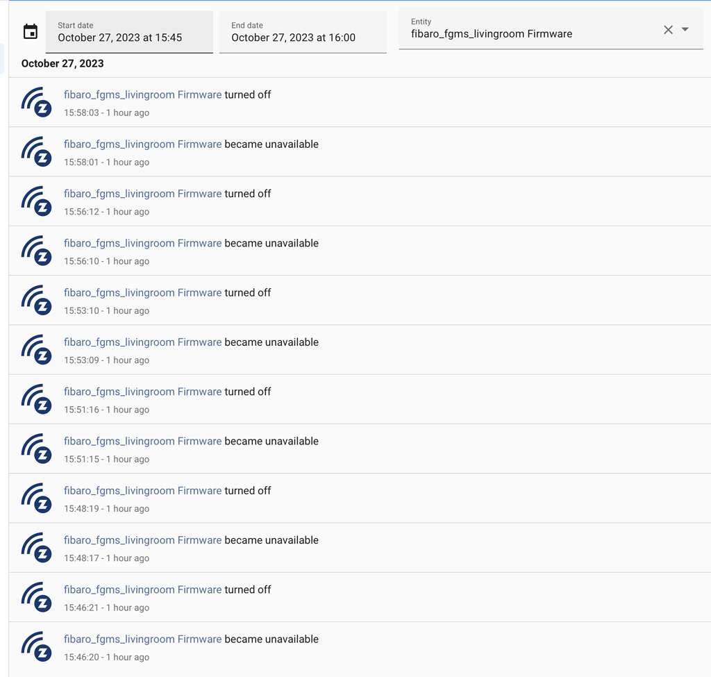 2023.10.5 - Z-Wave devices constantly switching between unavailable and actual state - Z-Wave ...