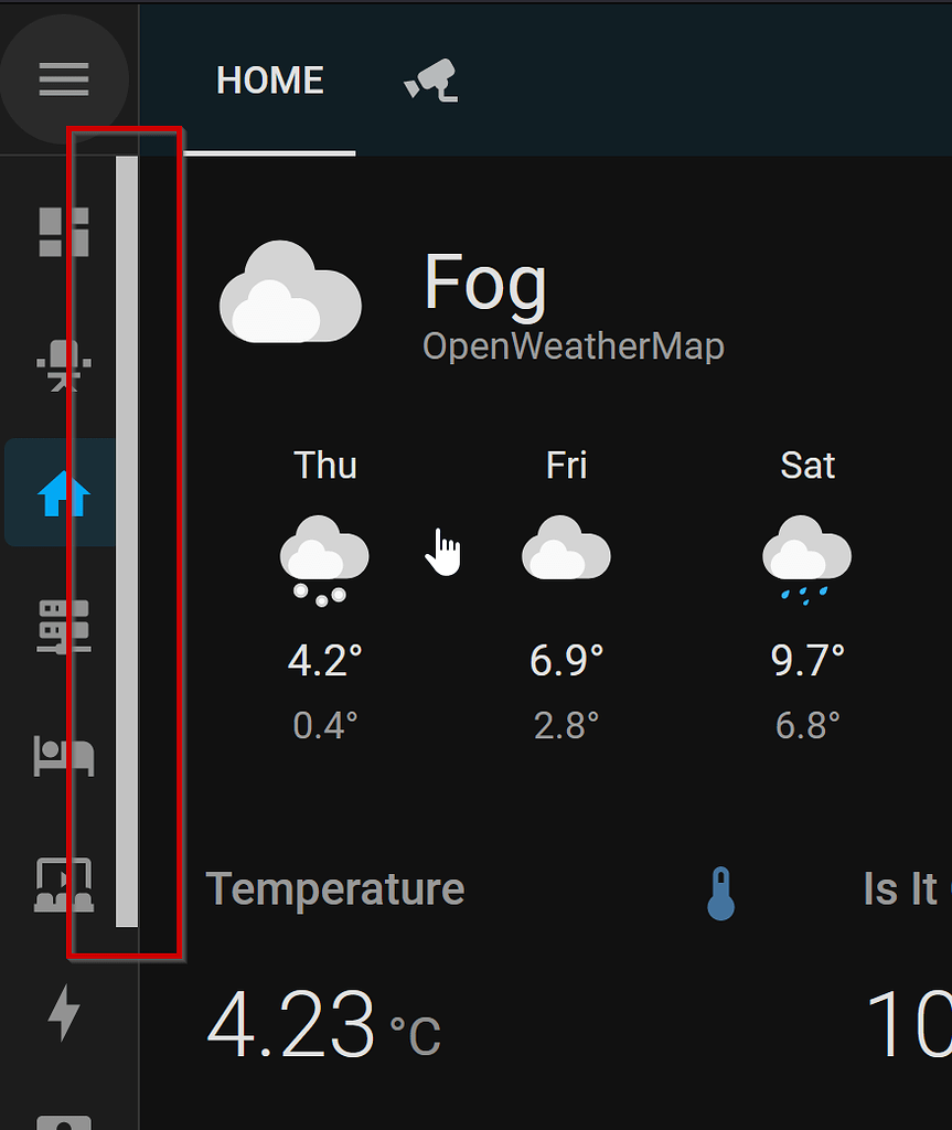 HA UI > Sidebar > Scrollbar - Frontend - Home Assistant Community