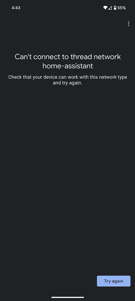 Matter not available - Matter/Thread - Home Assistant Community