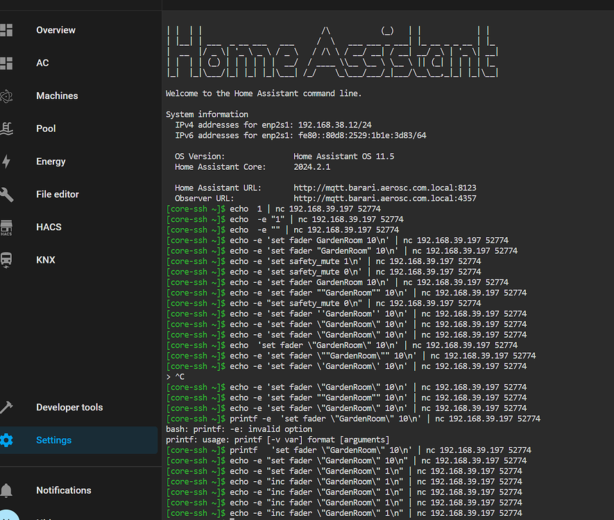 Shell_command help - echo - Configuration - Home Assistant Community