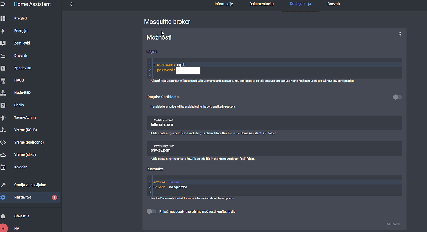 Previous Mqtt Configuration Format Working New Format Not Binary