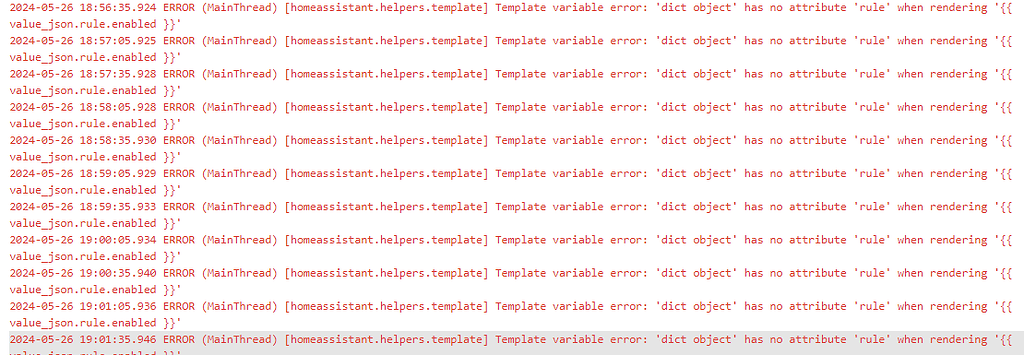 Dict Object Has No Attribute Rule Home Assistant Community