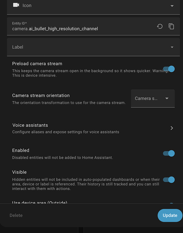 Camera feed load times - Configuration - Home Assistant Community