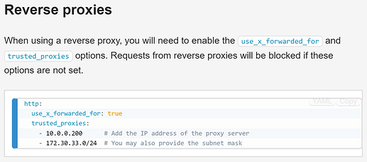 Configuration.yaml... can there be multiple trusted proxy IPs? - Configuration - Home Assistant ...