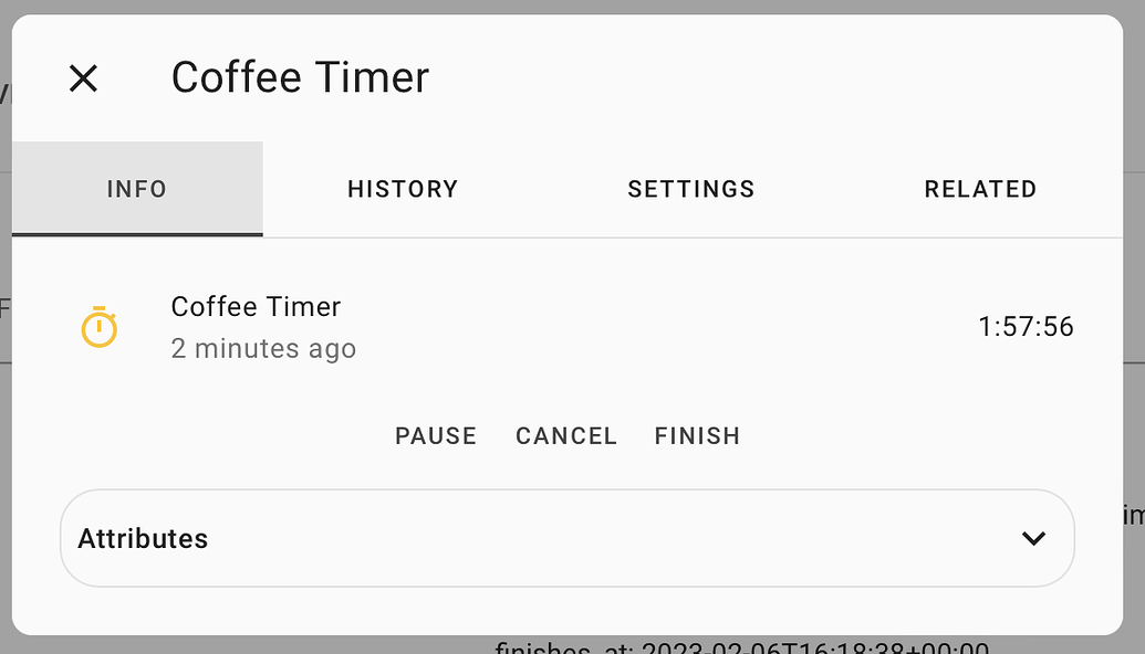 Mushroom : how to display remaining time of a timer? - Frontend - Home Assistant Community