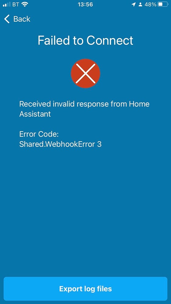 Cannot login after ios app re-install - Hassapp for iOS - Home ...