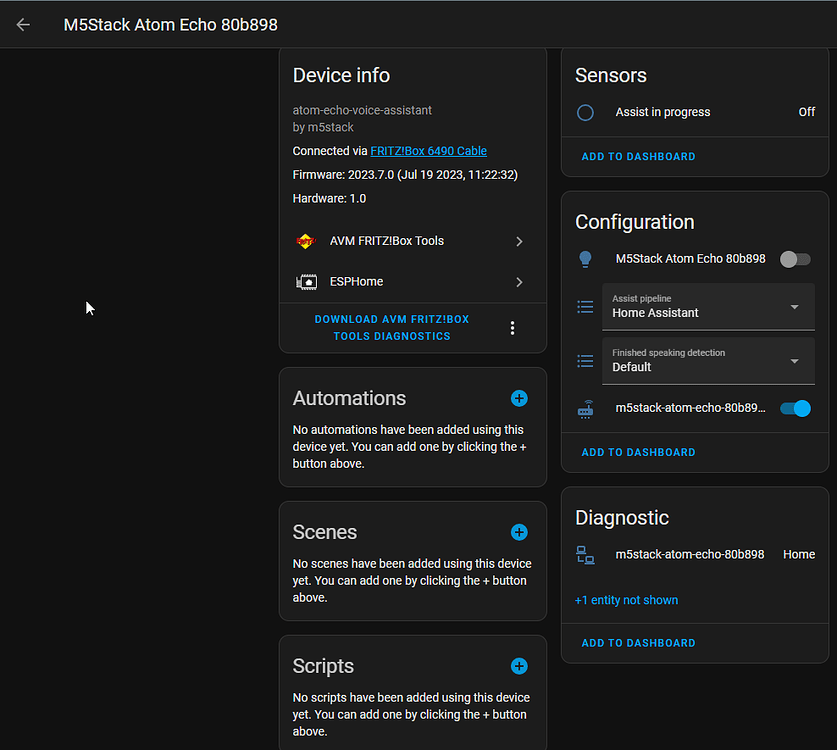 M5 Atom Echo additionally as media_player - Voice Assistant - Home Assistant Community