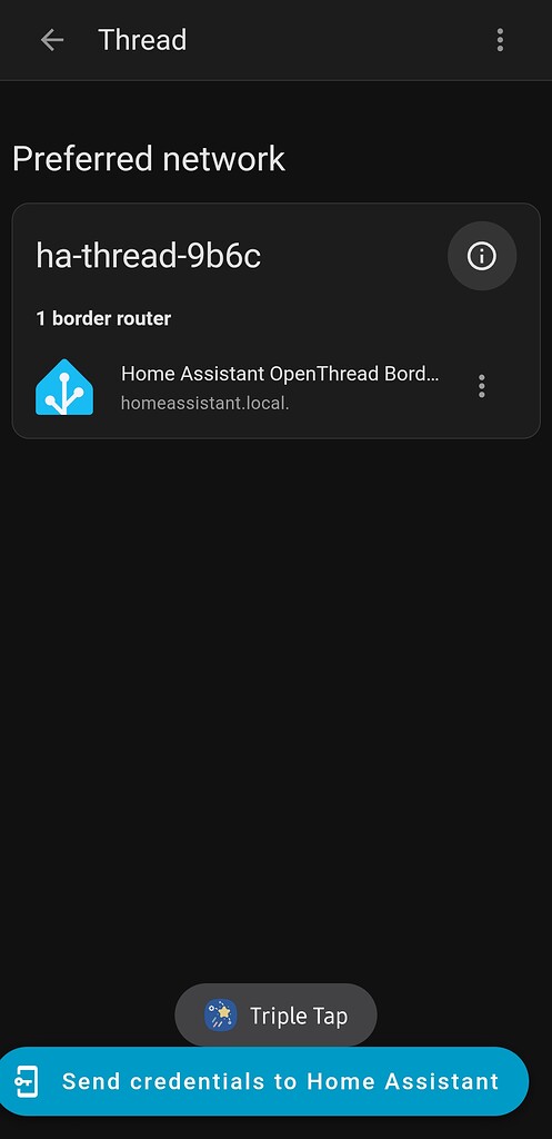 Failing to add matter device - different thread networks? - Matter ...